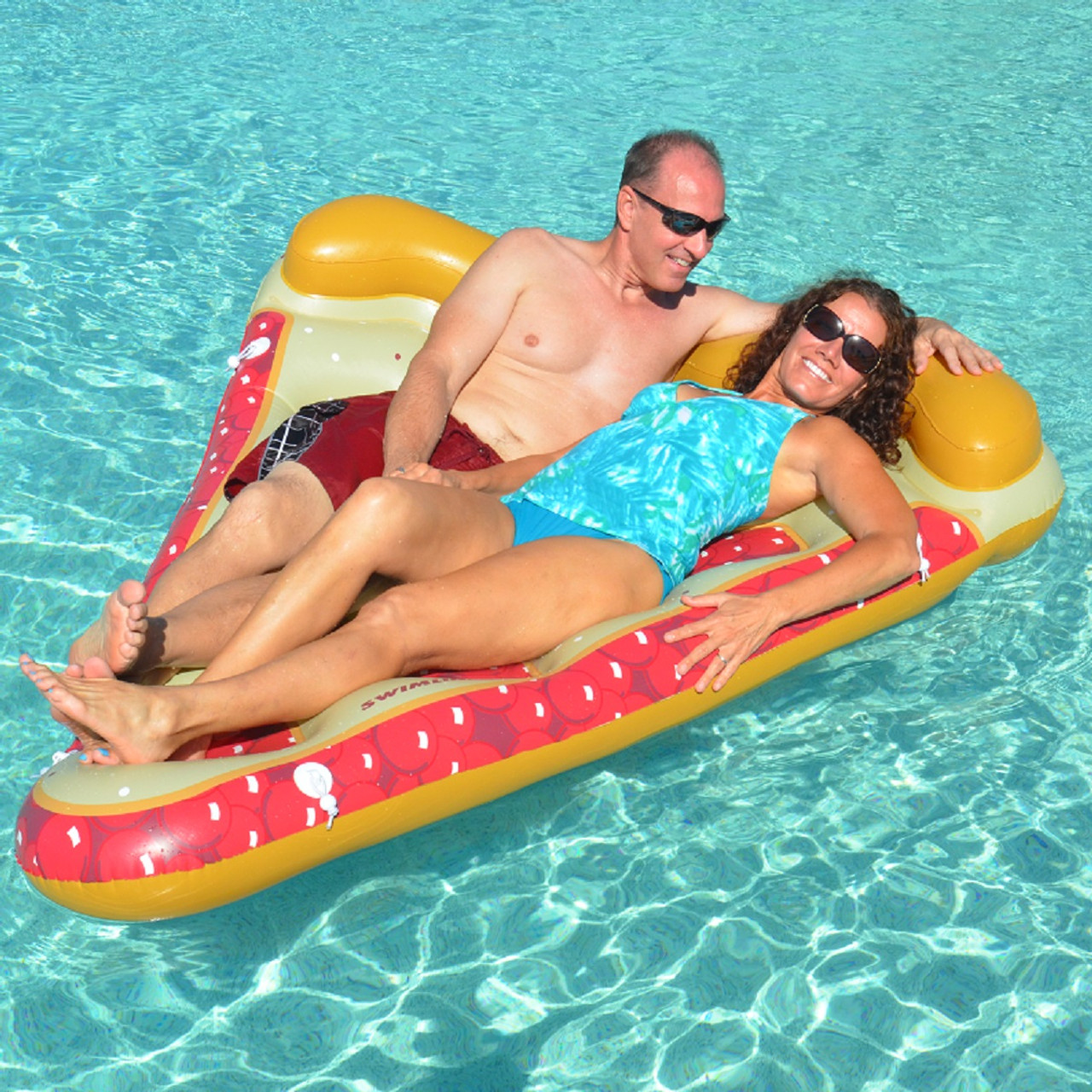 Inflatable Brown & Red Cherry Pie Slice Swimming Pool Float Raft, 72 ... Inflatable Brown & Red Cherry Pie Slice Swimming Pool Float Raft, 72 ...
